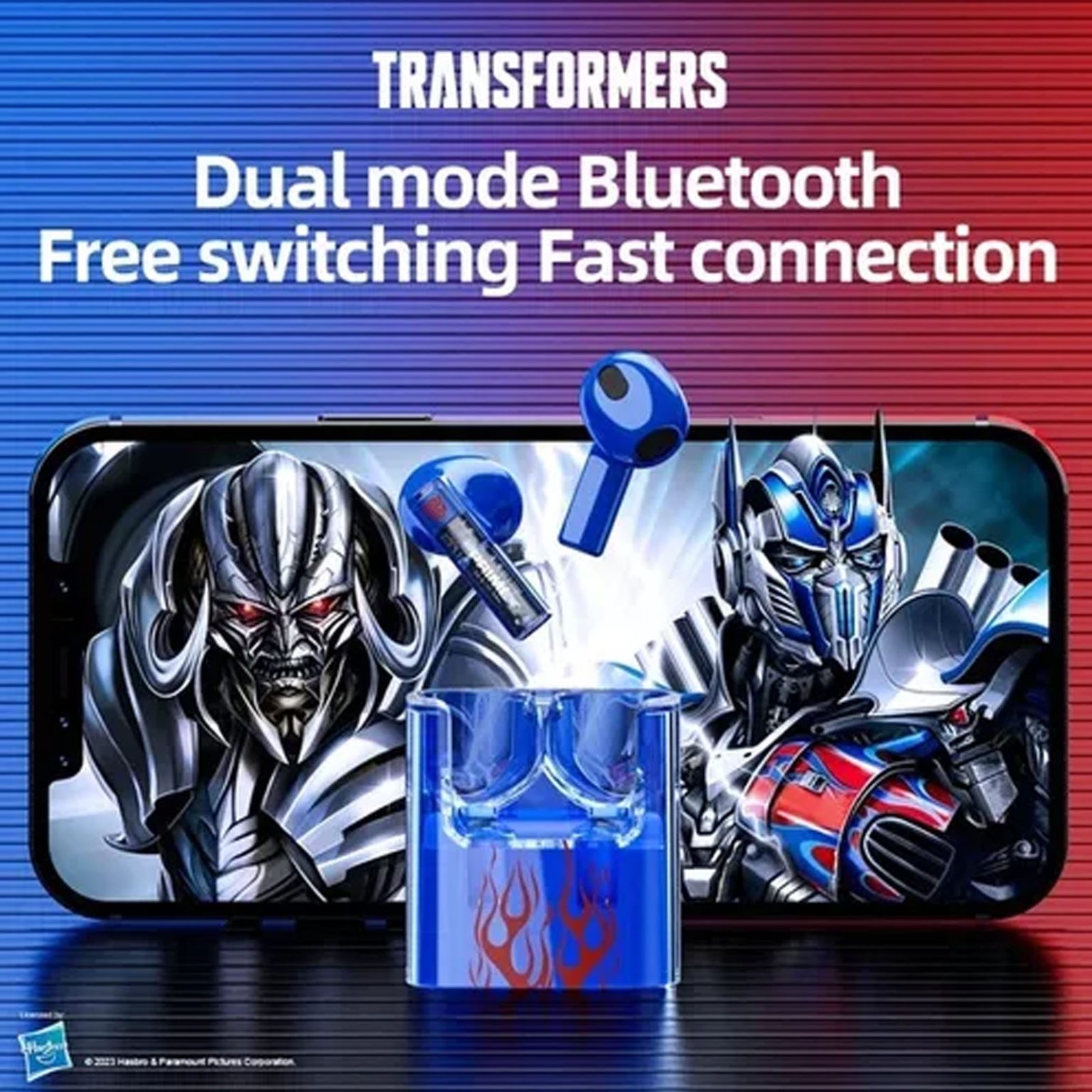 Audifonos Inalámbrico Bluetooth Transformers TF-T08 Colores - JOIGO