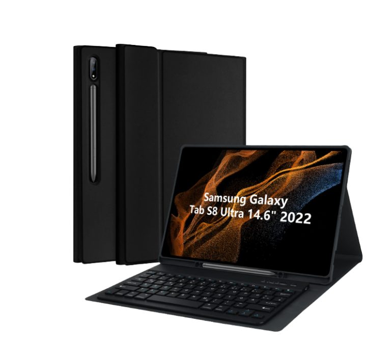 Funda Con Teclado Con Ñ Para Samsung Galaxy Tab S8 ultra - JOIGO